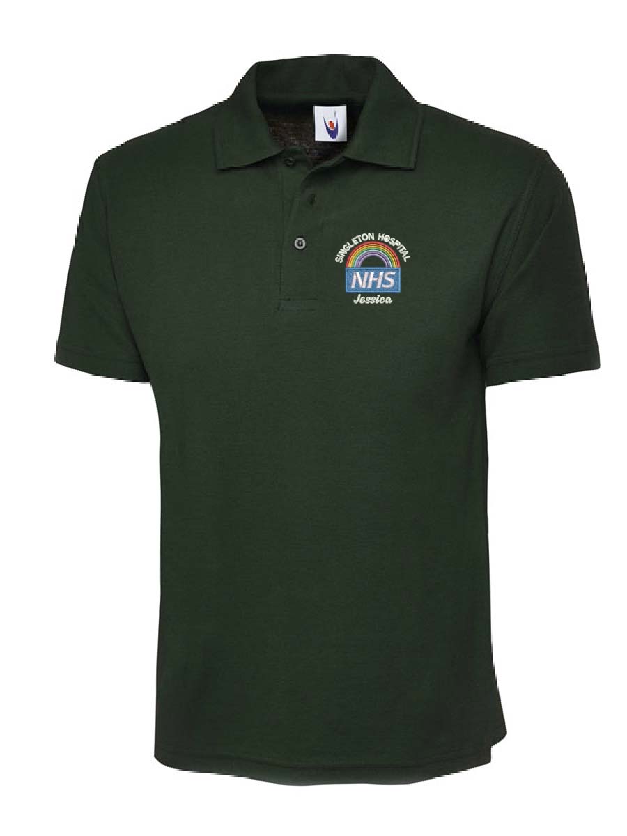 NHS Rainbow Polo Shirt