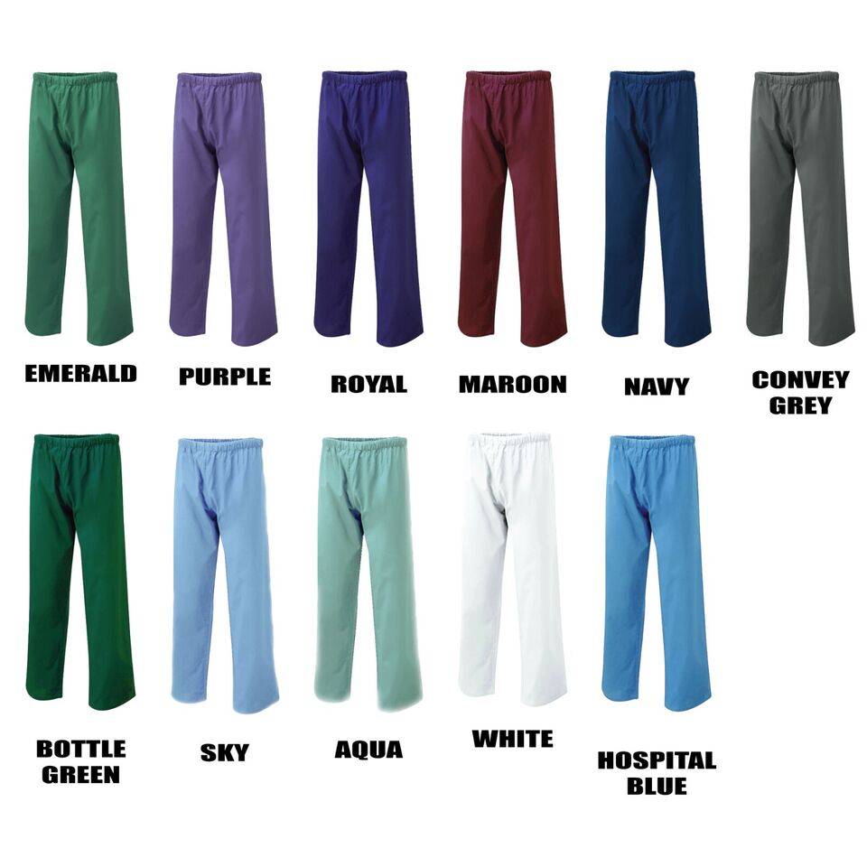 NHS Scrub Trousers £13.35 | 8 Colours - WipeOut Creations